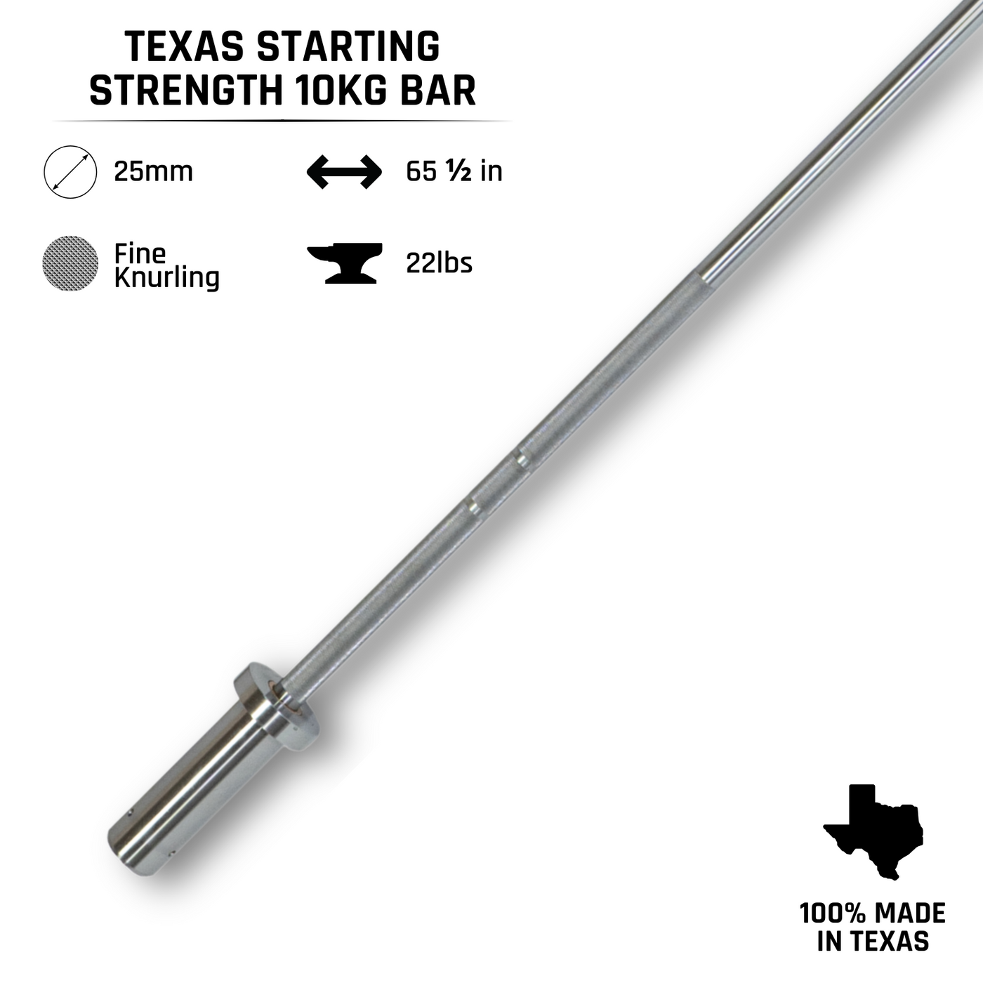 Texas Power Bars | Shop All Barbells, Gear, Apparel & Accessories